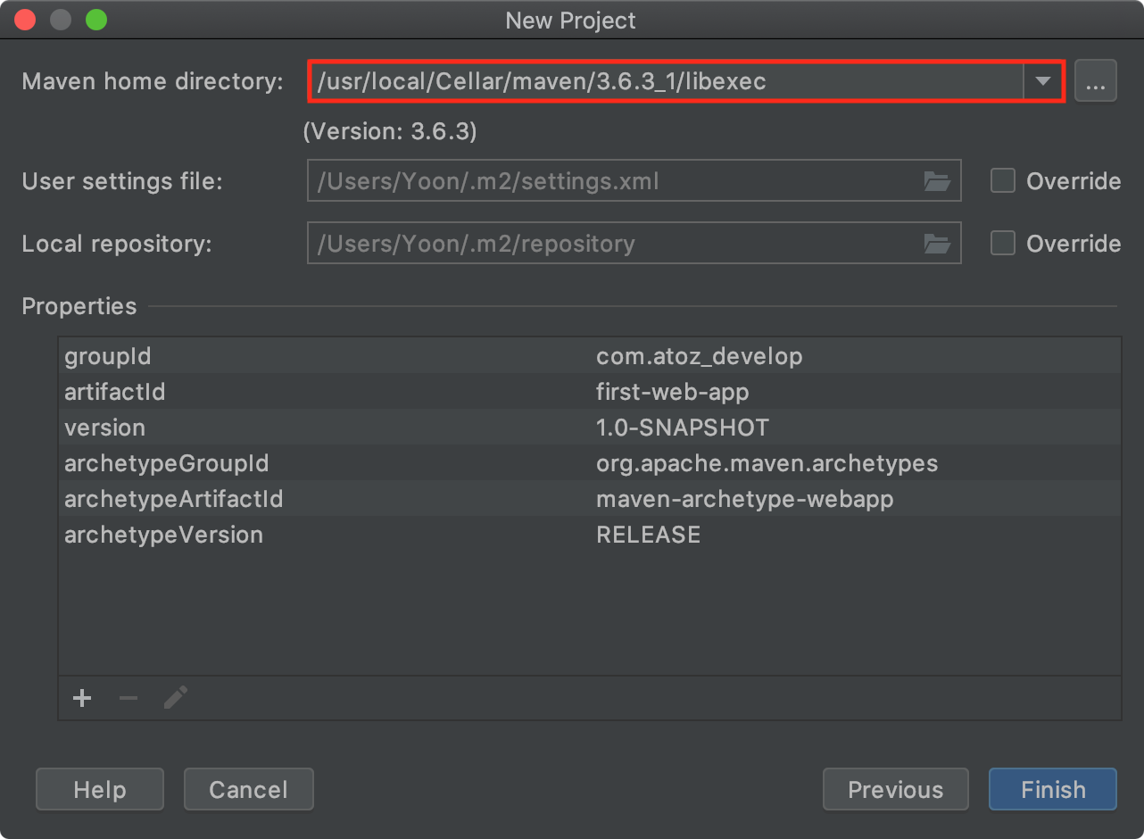 IntelliJ JAVA 웹 개발 환경 구축 방법 (+ Maven, Tomcat)