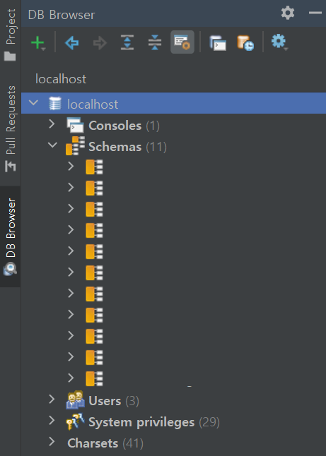 인텔리제이 community 버전 DB 연동하기