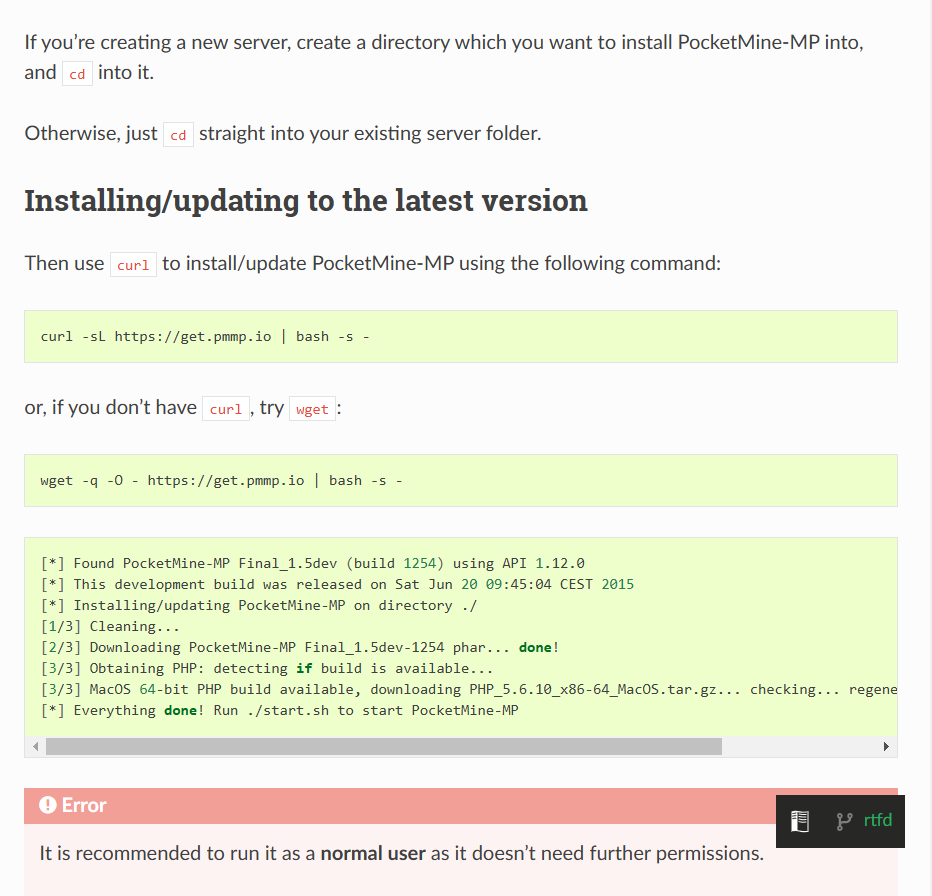 PocketMine-MP 서버 구축하기 [Ubuntu]