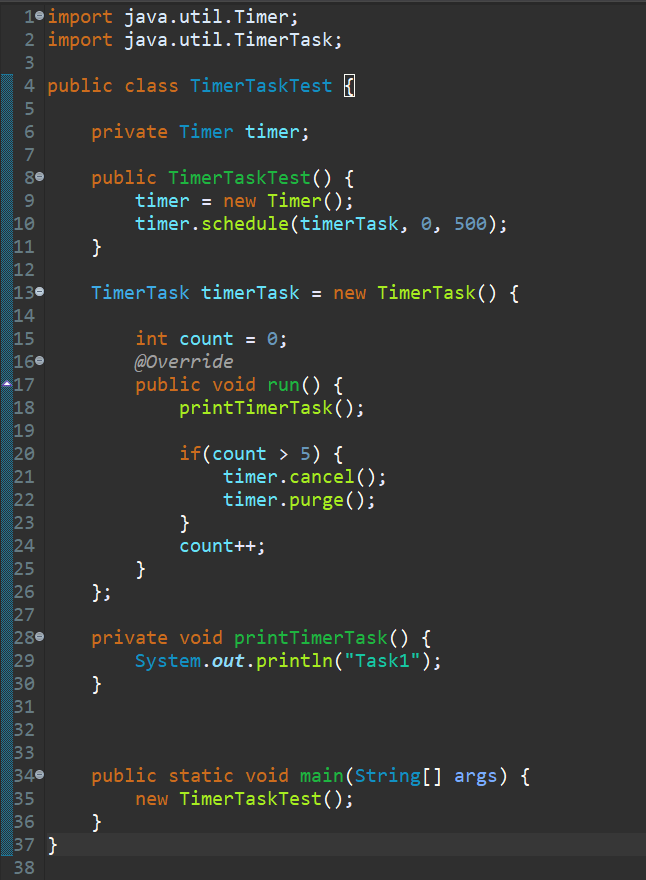 [JAVA] TimerTask — 일기장