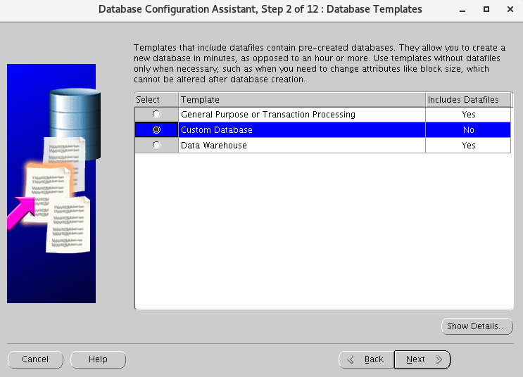 Linux 7에 Oracle 11g 설치(3)- dbca — gonmossi