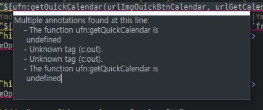 [Error Note] Unknown tag, The function is undefined 해결방법 — 예르미의 코딩노트