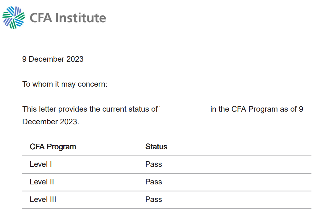 CFA 3 cfa-3