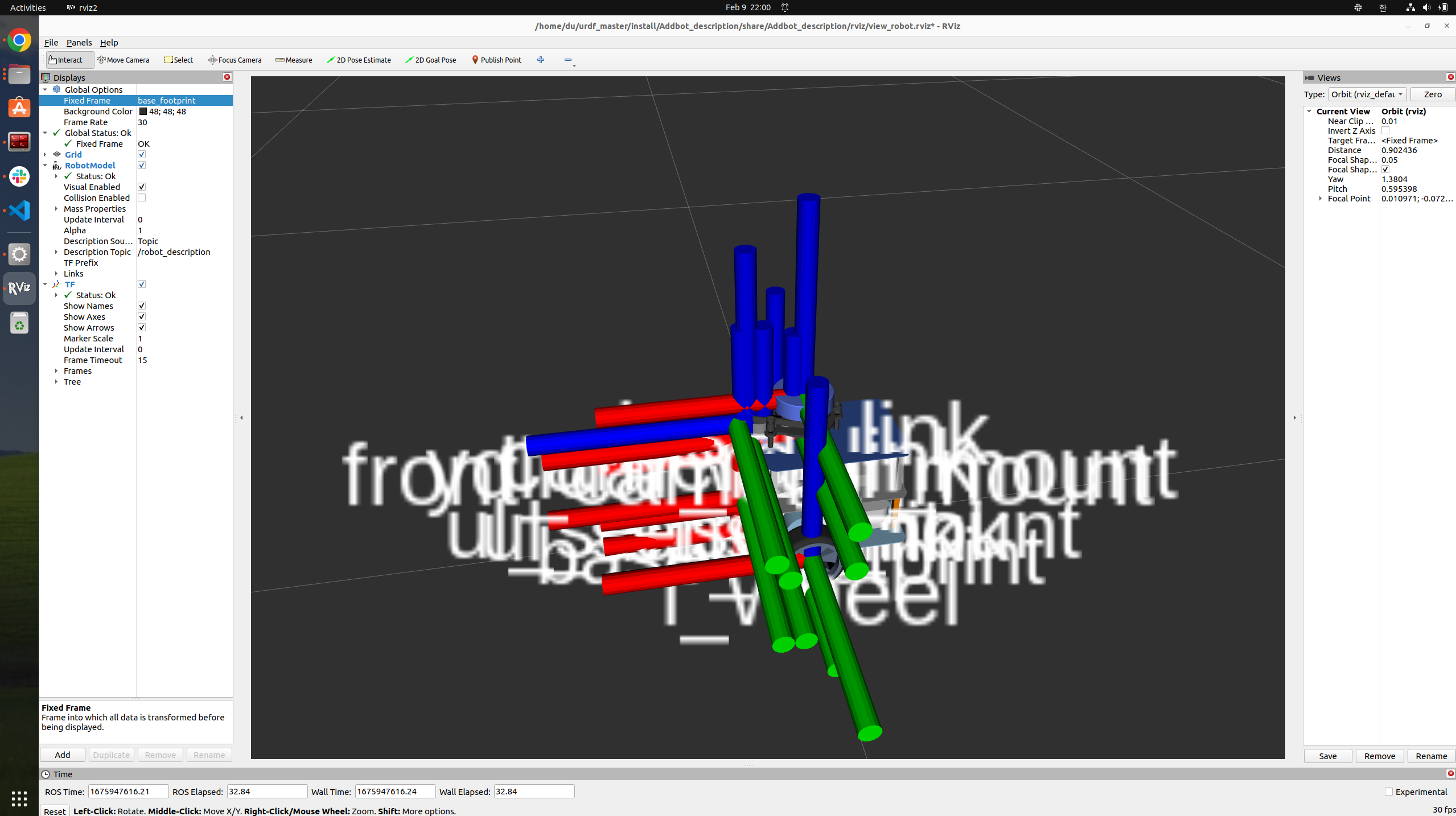 URDF로 만든 로봇을 GAZEBO상에서 컨트롤 하기 SLAM (1/2)