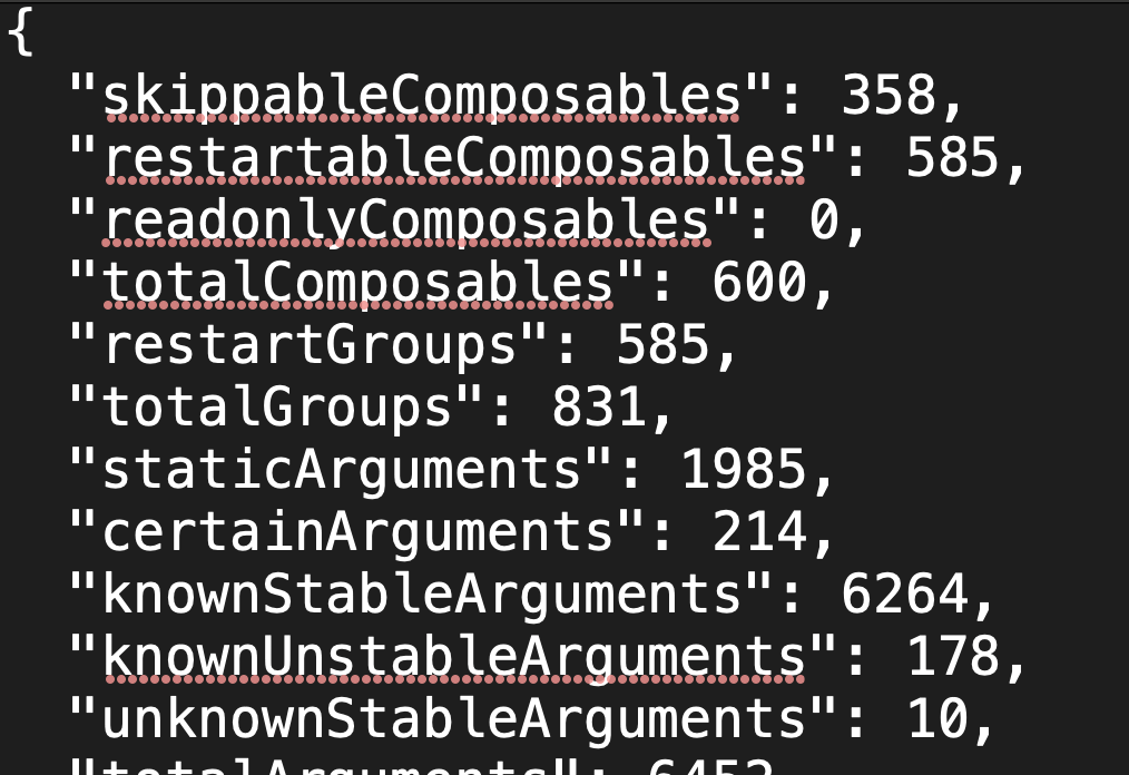 [Android] Compose 성능 개선 - Compose Compiler Metrics Report와 Restartable, Skippable