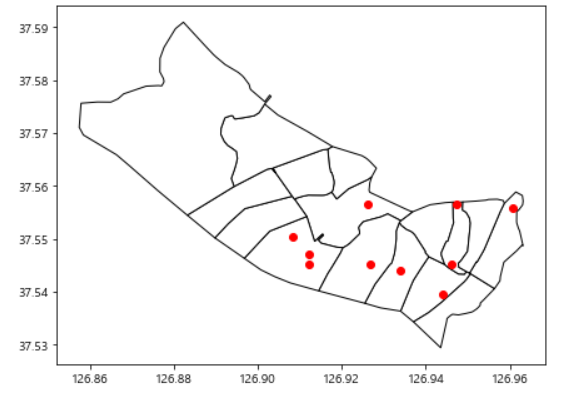 [Geopandas] 기초 시각화, geojson 사용하기 — 두부너겟 저장소