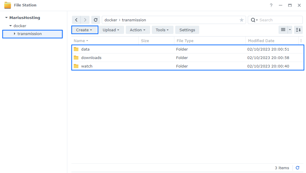 TheFanStory :: Synology DSM7 Transmission 설치 (Docker)