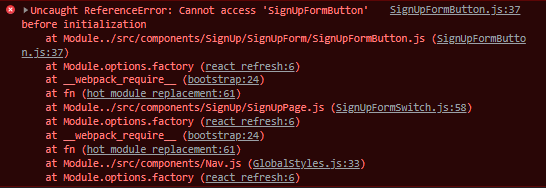 Uncaught ReferenceError: Cannot access 'OOO' before initialization :: Awesome Soo