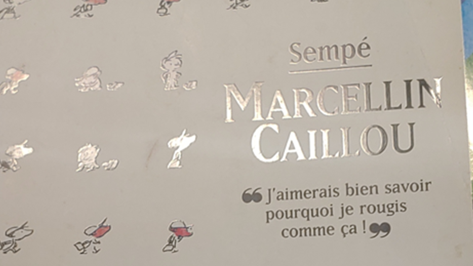 Sempé의 Marcellin Caillou로 프랑스어 공부하기 (1)
