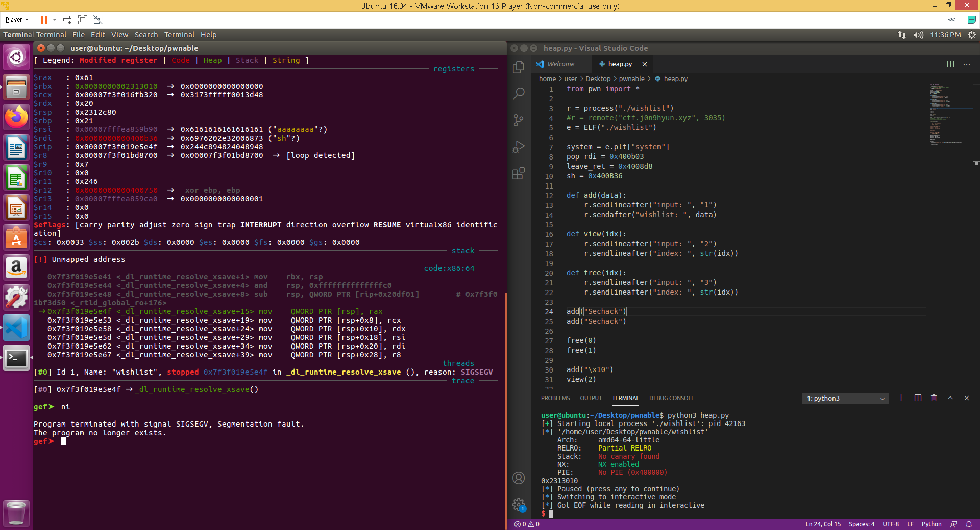 HackCTF - wishlist풀이