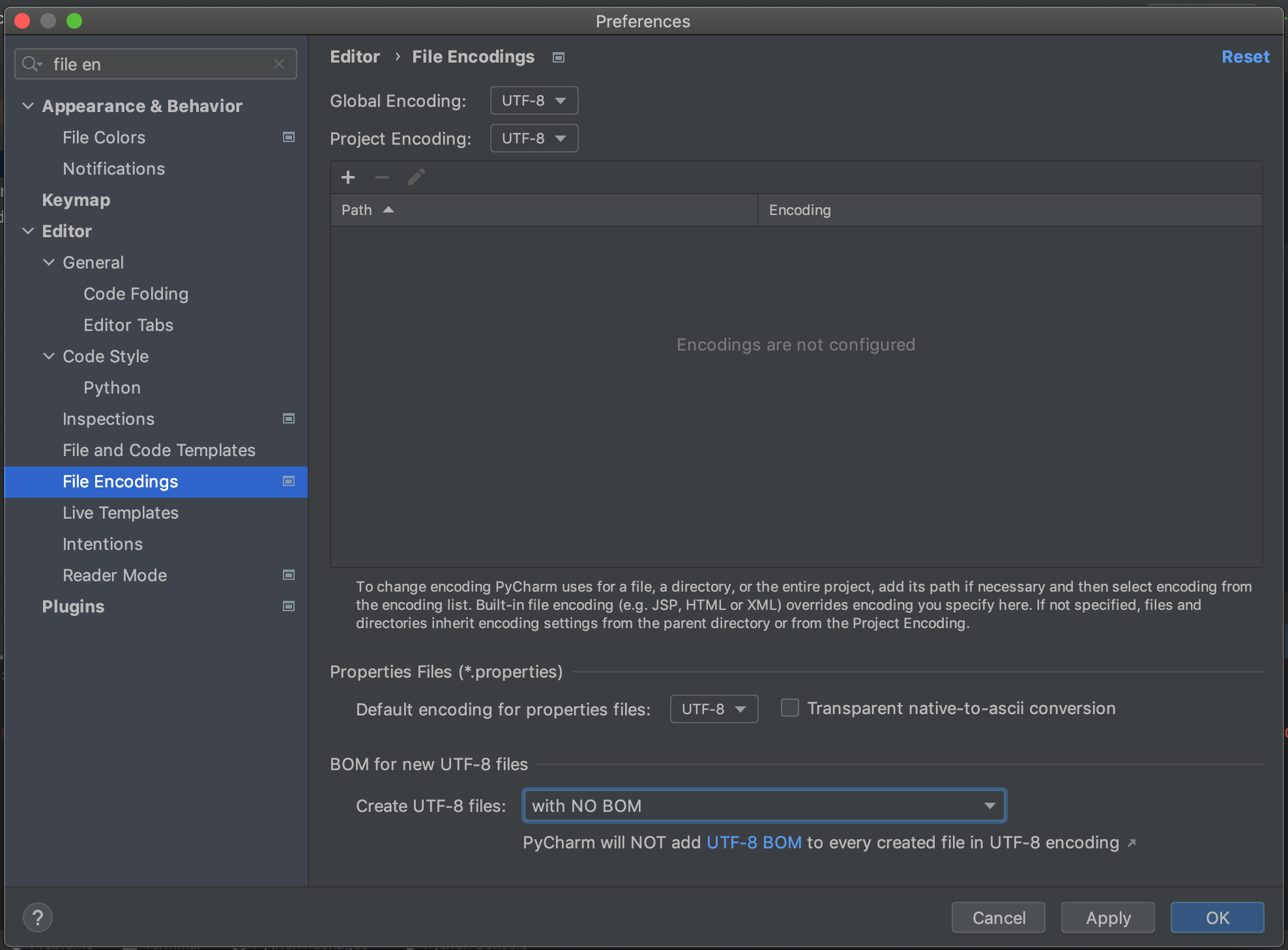 PyCharm(파이참) 한글 인코딩 문제 - 끄적끄적 어디서나 개발