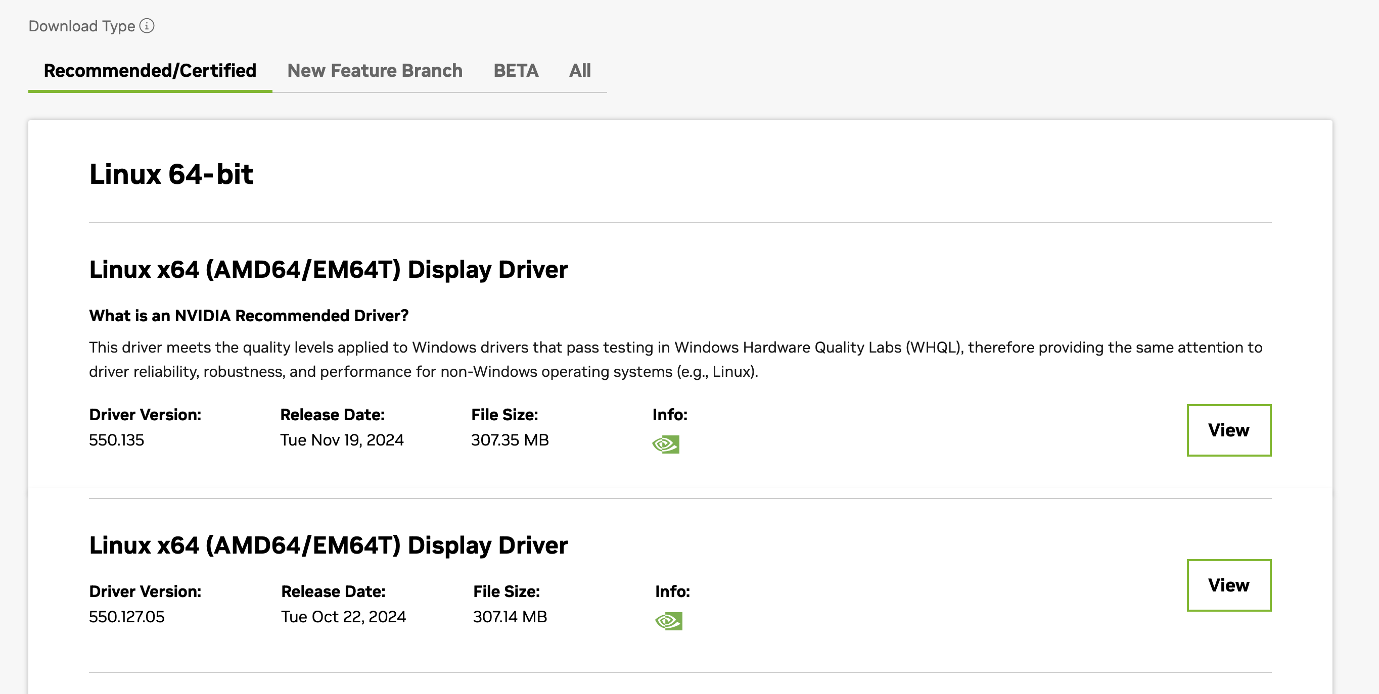 CUDA Driver와 CUDA Toolkit의 호환 테이블