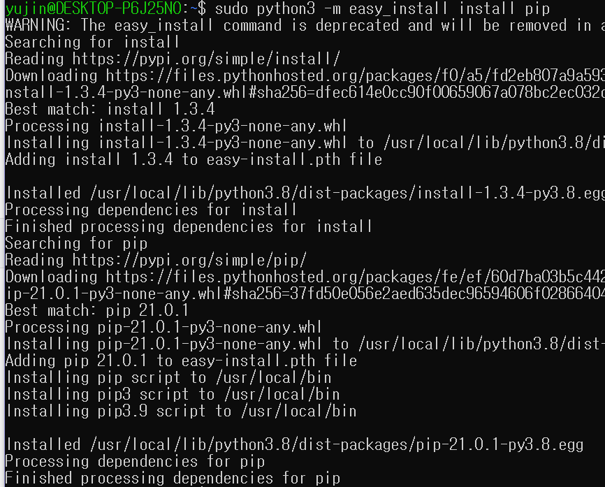 Django / WSL(ubuntu)로 pip, pipenv 설치하기 (python3)
