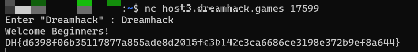 (1)Dreamhack_Dream Beginners 정리