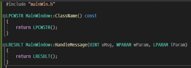 Win32 MainWindow Class 생성하기 :: F.R.I.D.A.Y.