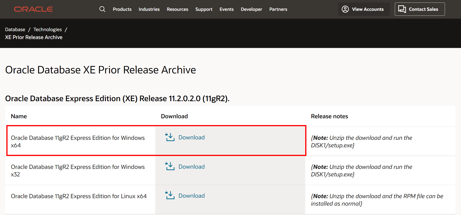 오라클 Database XE 11g 설치 방법 (+oracle SQL developer)