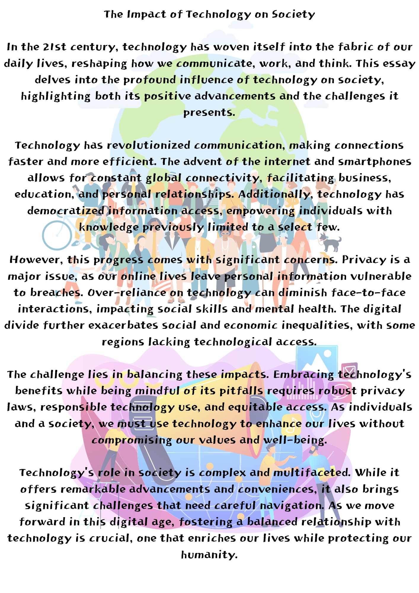 The Impact of Technology on Society기술이 사회에 미치는 영향