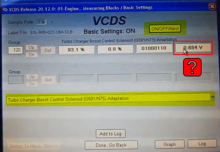 VCDS - 터보 가버너 아답테이션 ( 터보 액추에이터 어댑테이션 )