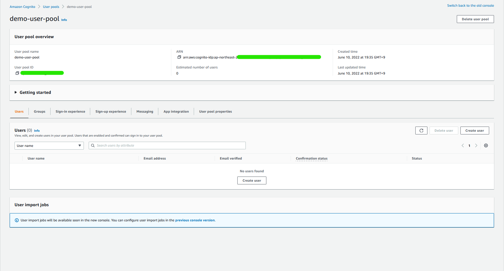 [AWS] Cognito User Pool 생성하기