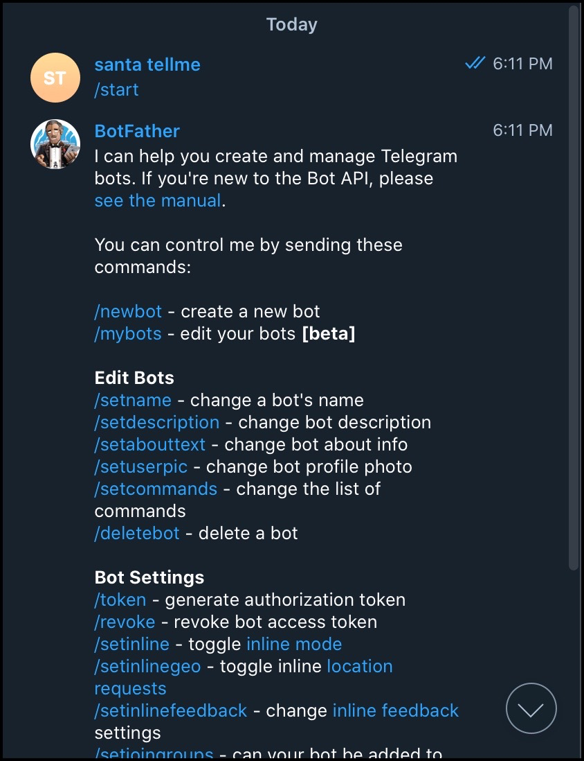 파이썬 텔레그램 봇 만드는 방법