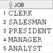 [Oracle SQL] SELECT문 - null과 NVL함수, 연결 연산자, distinct