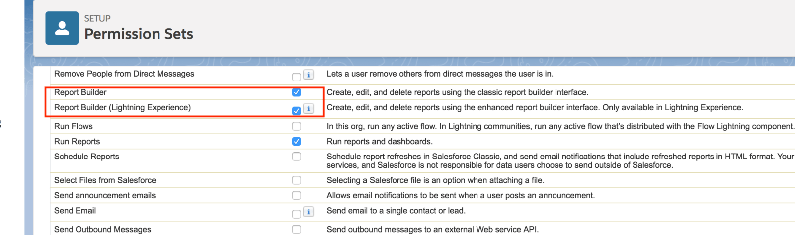 'Lightning Report ' 활성화 방법