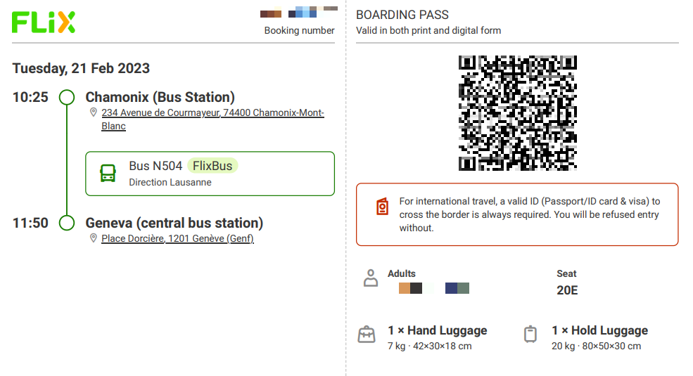 파리-샤모니-니스 이동수단/ Flix Bus, TGV 이용후기