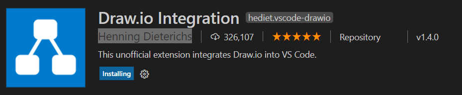 VSCode에 Draw.io (Diagram) 연동