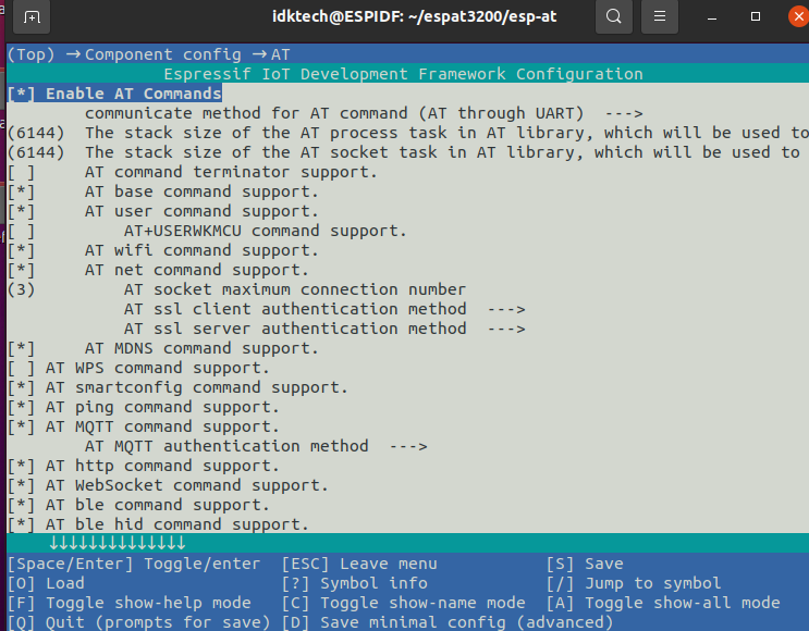 Ideas for Developers :: ESP32 AT command 펌웨어 직접 빌드 하기