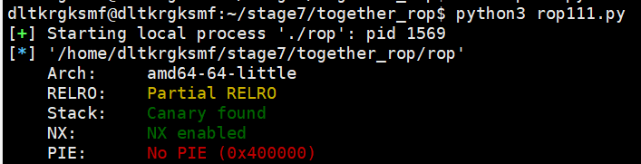 [함께 실습] Return Oriented Programming
