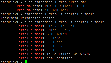 CentOS에서 하드웨어 정보를 확인하는 모든 명령어 모음
