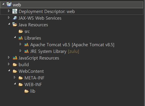 [Backend-Web]Eclipse - Dynamic Web Project 생성