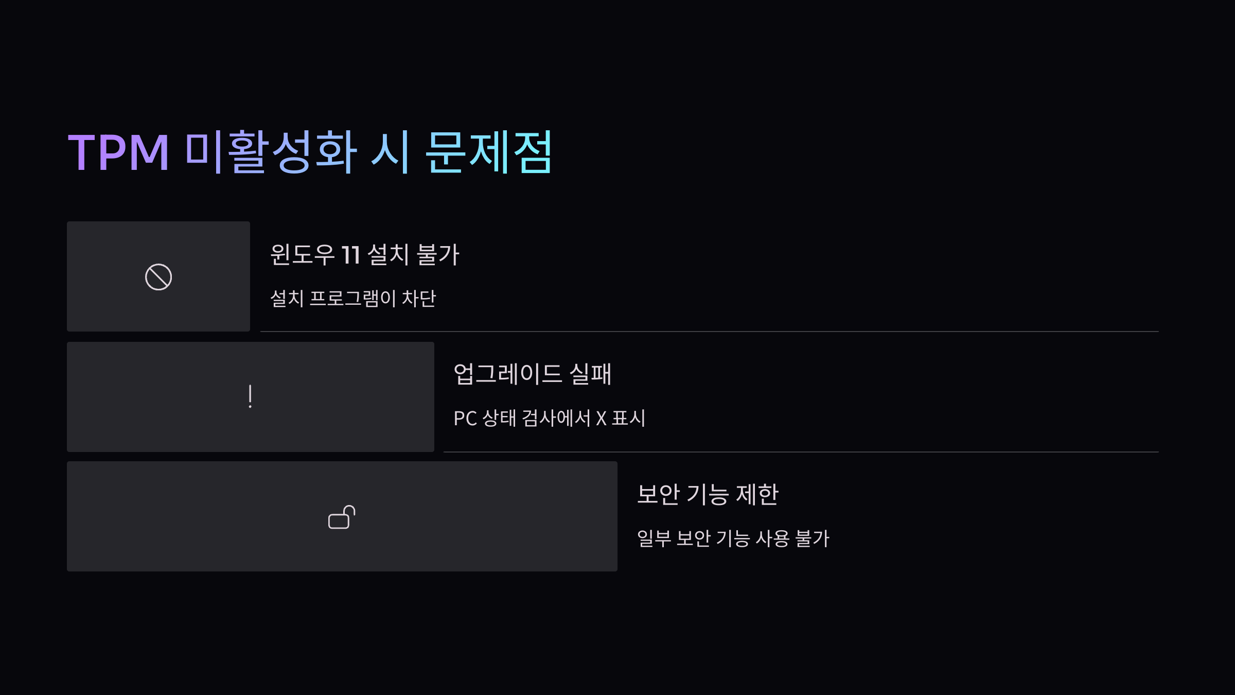 윈도우 11 TPM 2.0 설정 방법은?