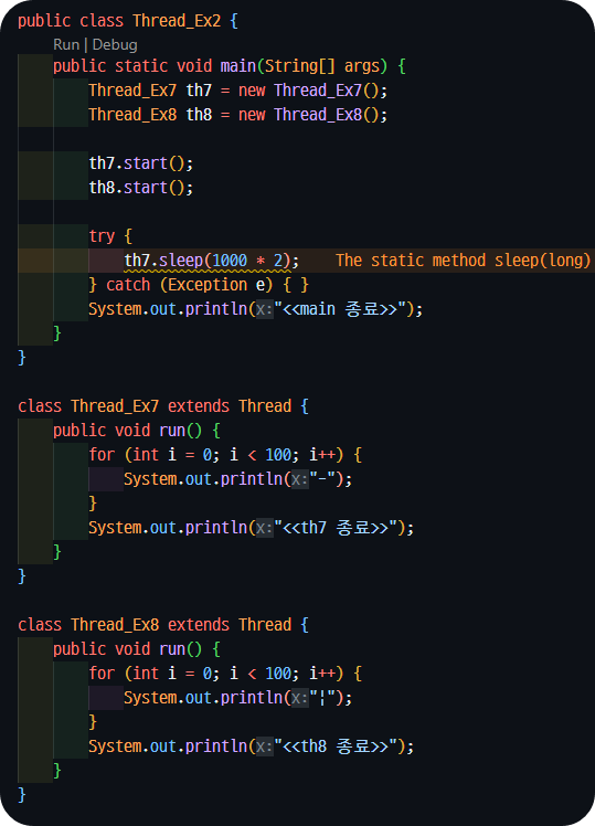 [JAVA][Thread]상태와 실행제어. sleep() & interrupt()