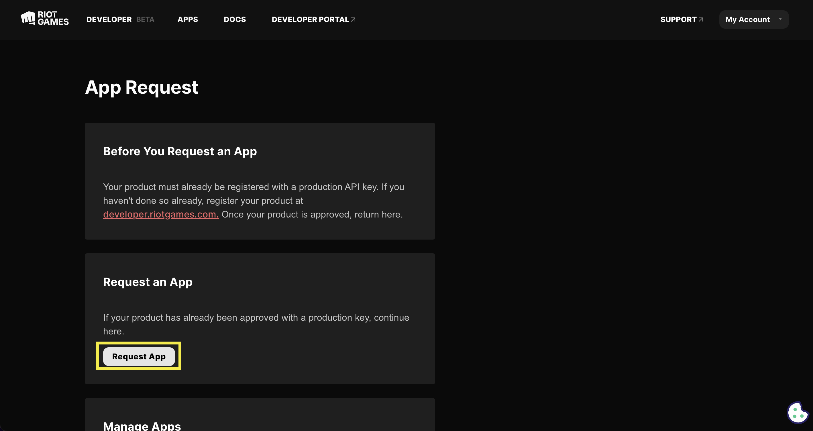 [RIOT API] 라이엇 API 사용하는법 1. Production API Key 발급 받기 / 라이엇 계정으로 로그인(RSO ...