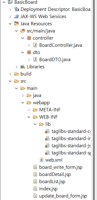 [Servlet / JSP] 게시판 만들기 등록, 쓰기, 수정, 삭제 CRUD (최종)