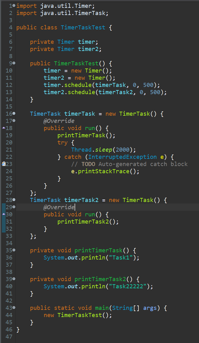 [JAVA] TimerTask — 일기장