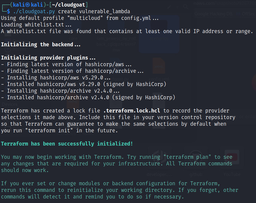 [☁️Cloud] 🐐 Cloudgoat - 1. vulnerable_lambda
