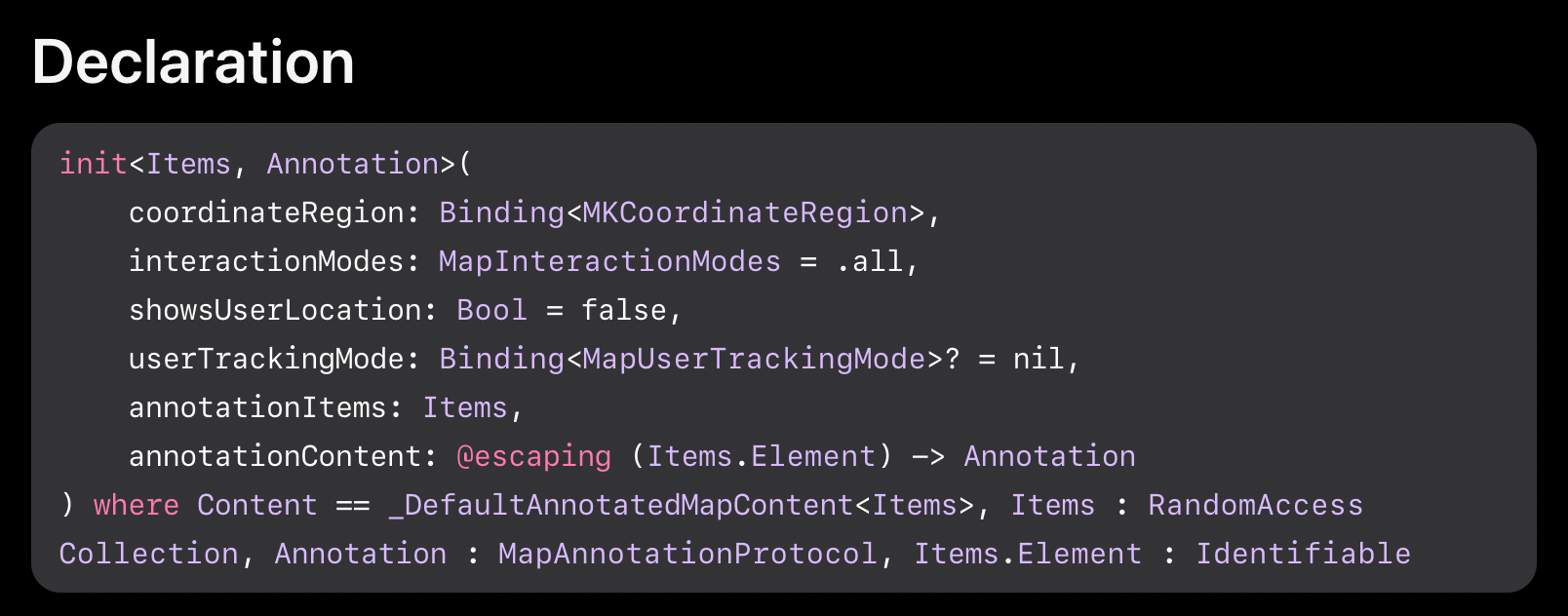 SwiftUI MapKit Initializer ~ requires that 'CoinSinging' conform to 'Identifiable'