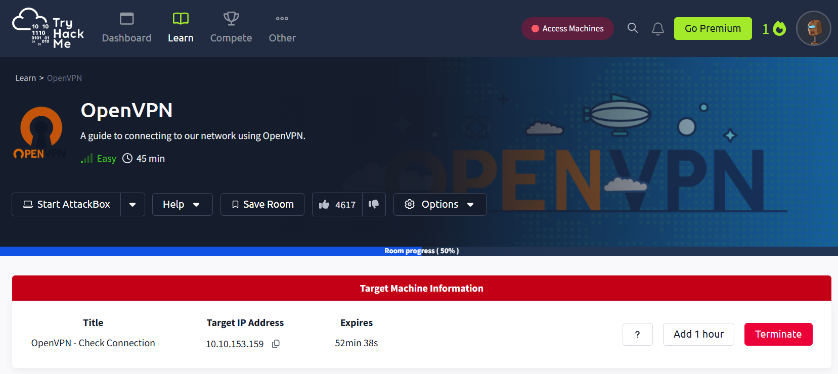 [Tryhackme] OpenVPN - CTF 문제 풀이를 위한 VPN 연결 — 시골쥐 해커
