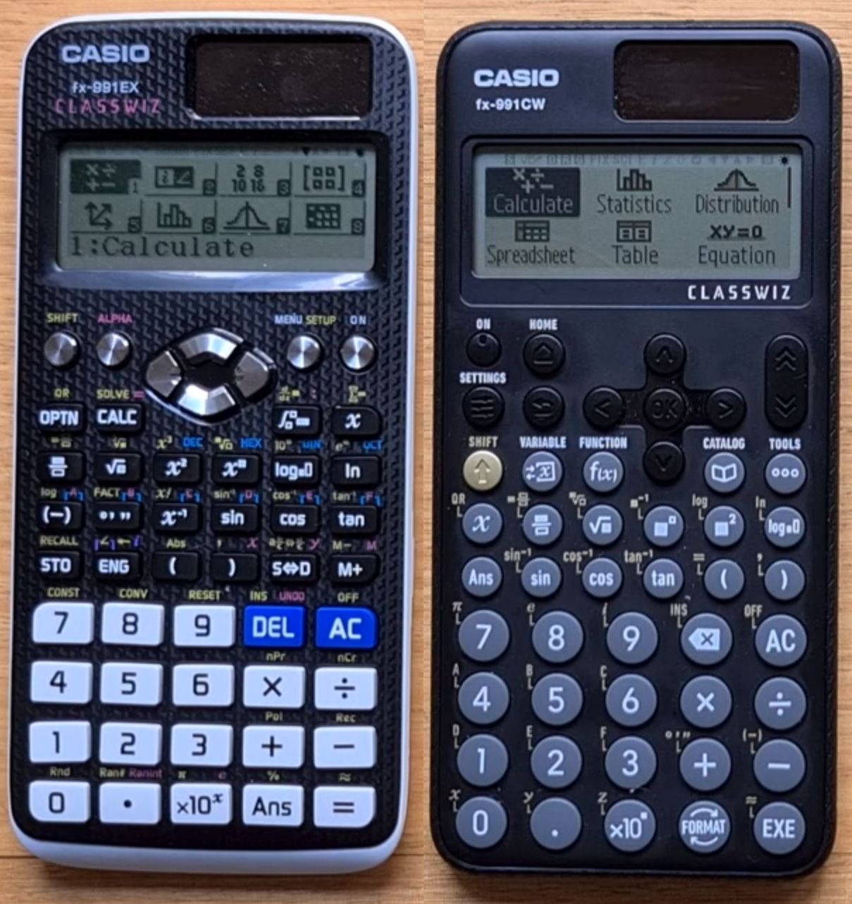 카시오(Casio) fx-991CW 공학용 계산기 찾아본 메모 (feat. fx-570CW)