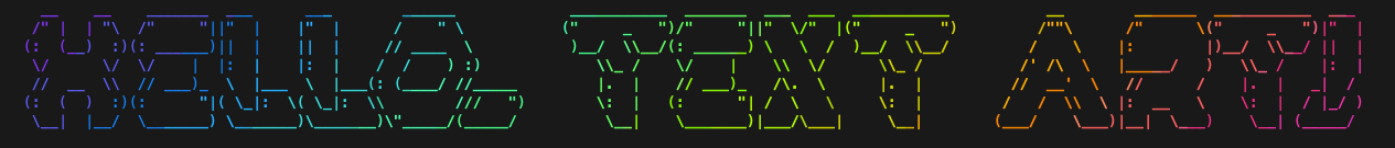 우분투에서 figlet과 lolcat을 함께 사용하여 컬러풀한 텍스트 아트를 만드는 방법