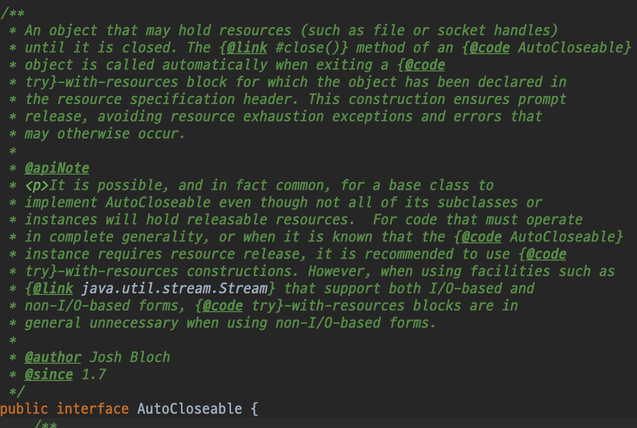 Effective Java Item 9. try-finally 보다 try-with-resources를 사용하라.