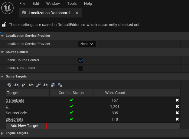 [UE] Unreal Engine 현지화 - Localization Dashboard 사용법