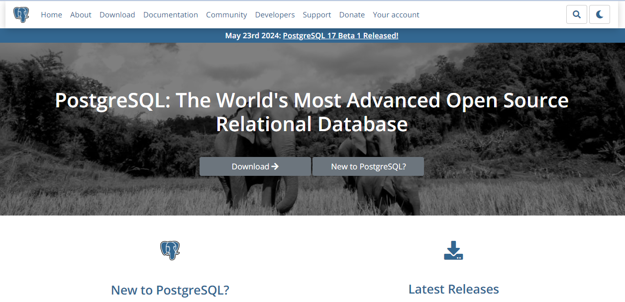 Windows OS 환경에서 PostgreSQL 설치하기