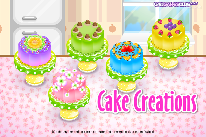 케이크 크리에이션스 (Cake Creations) - 플래시게임 | 와플래시 게임 아카이브
