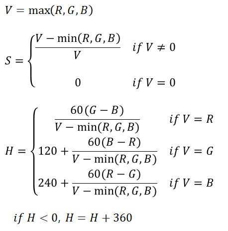 파이썬 openCV 15. RGB에서 HSV(HSI)로(RGB to HSV)