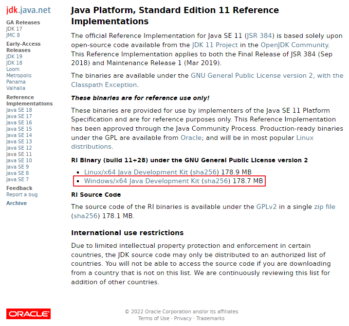 [Java] OpenJDK 11 설치하기(JDK Builds from Oracle)