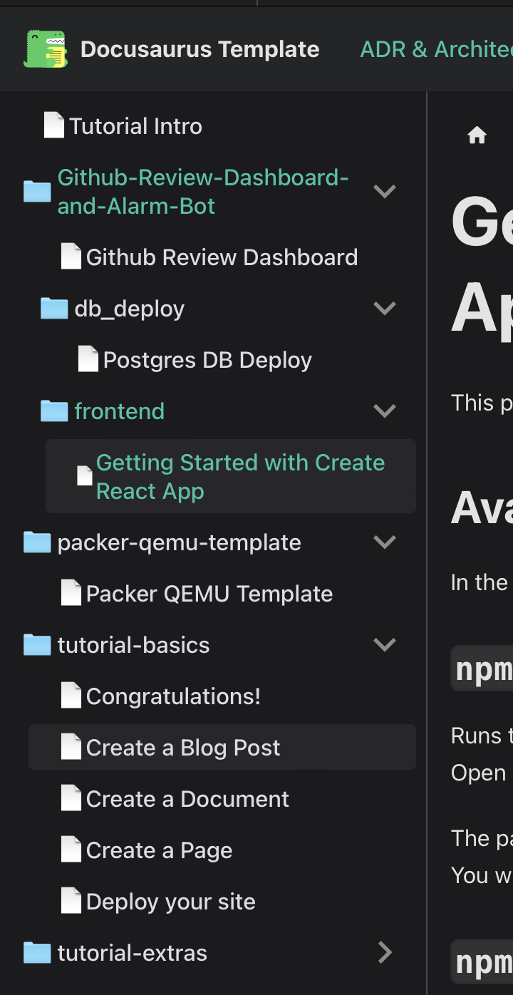 Docusaurus Sidebar 제목에 prefix Icon 추가하기